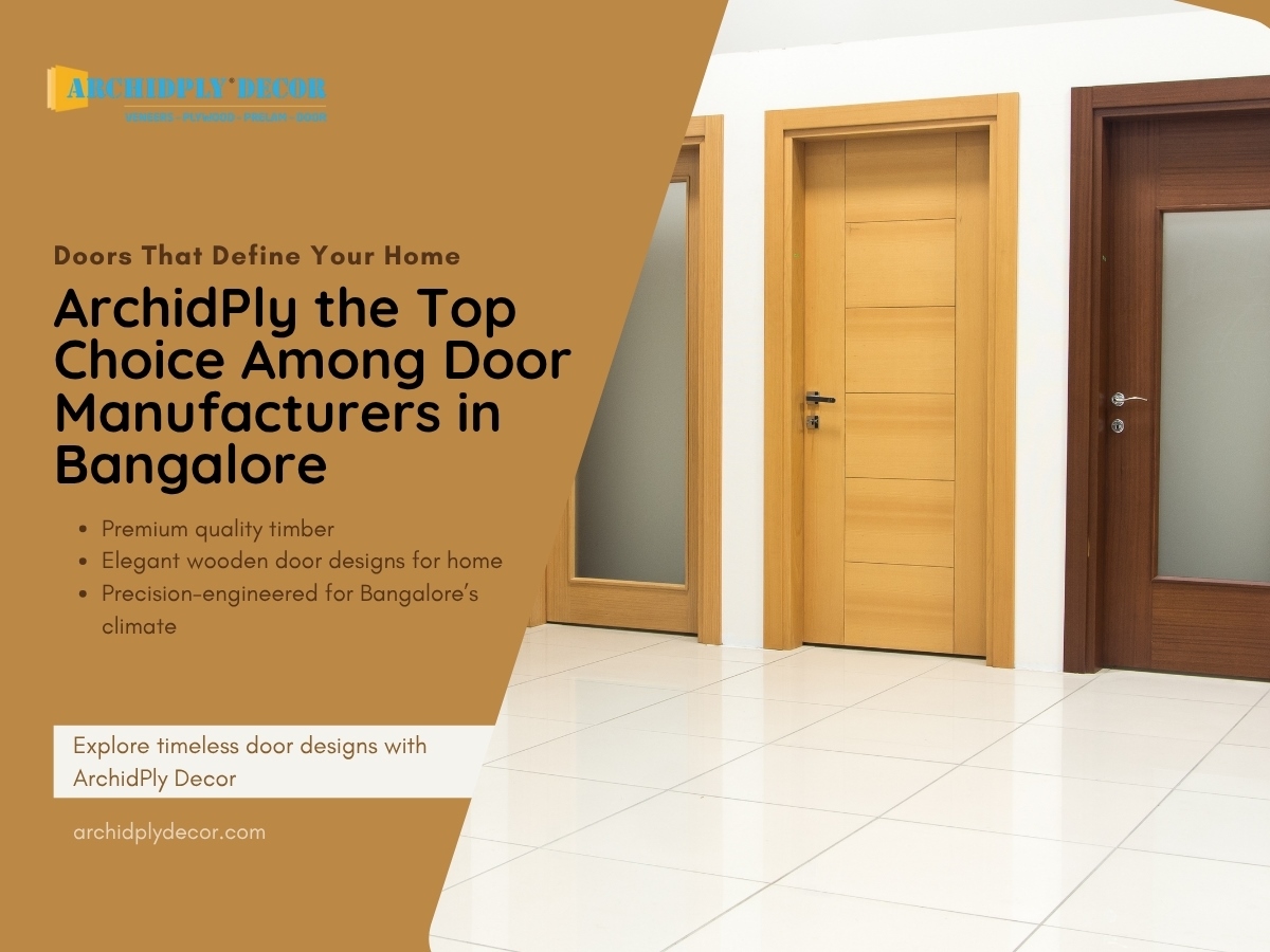 Door Manufacturers in Bangalore | Premium Wooden & Flush Doors